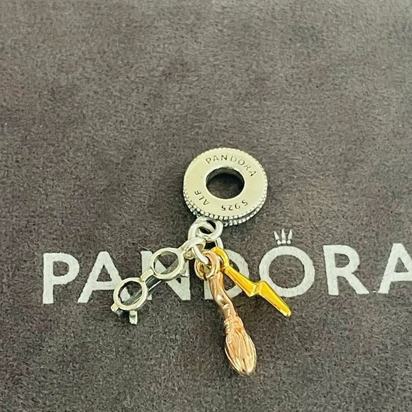 Pandora | Jewelry | Pandora Harry Potter Glasses Nimbus 200 Lightning ...